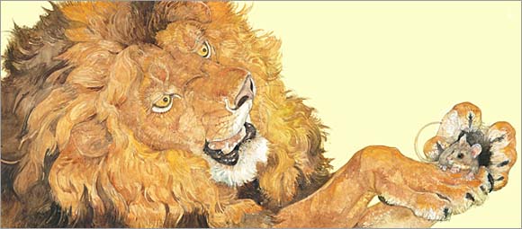 The Lion and the Mouse by Jerry Pinkney